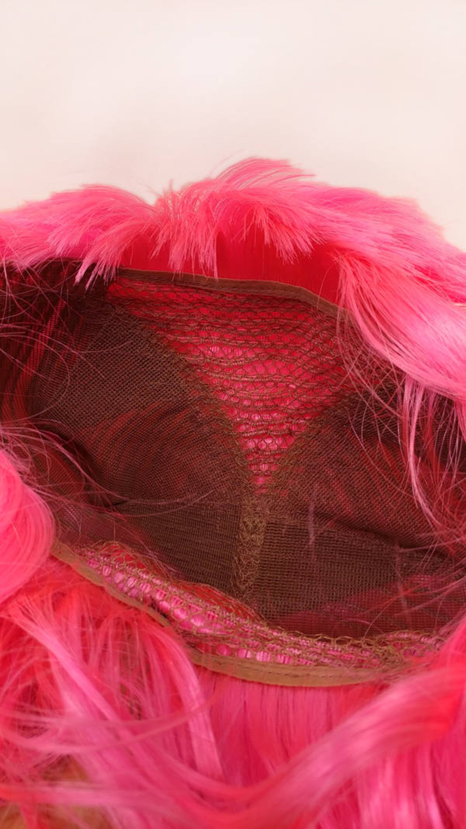 Petite Hot Pink Short Double Pouf Poof Wig. Anime Cosplay Wig. - Etsy