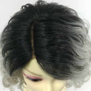 12 Inch Lace Front Light Gray and Light Brown Mix With Dark - Etsy