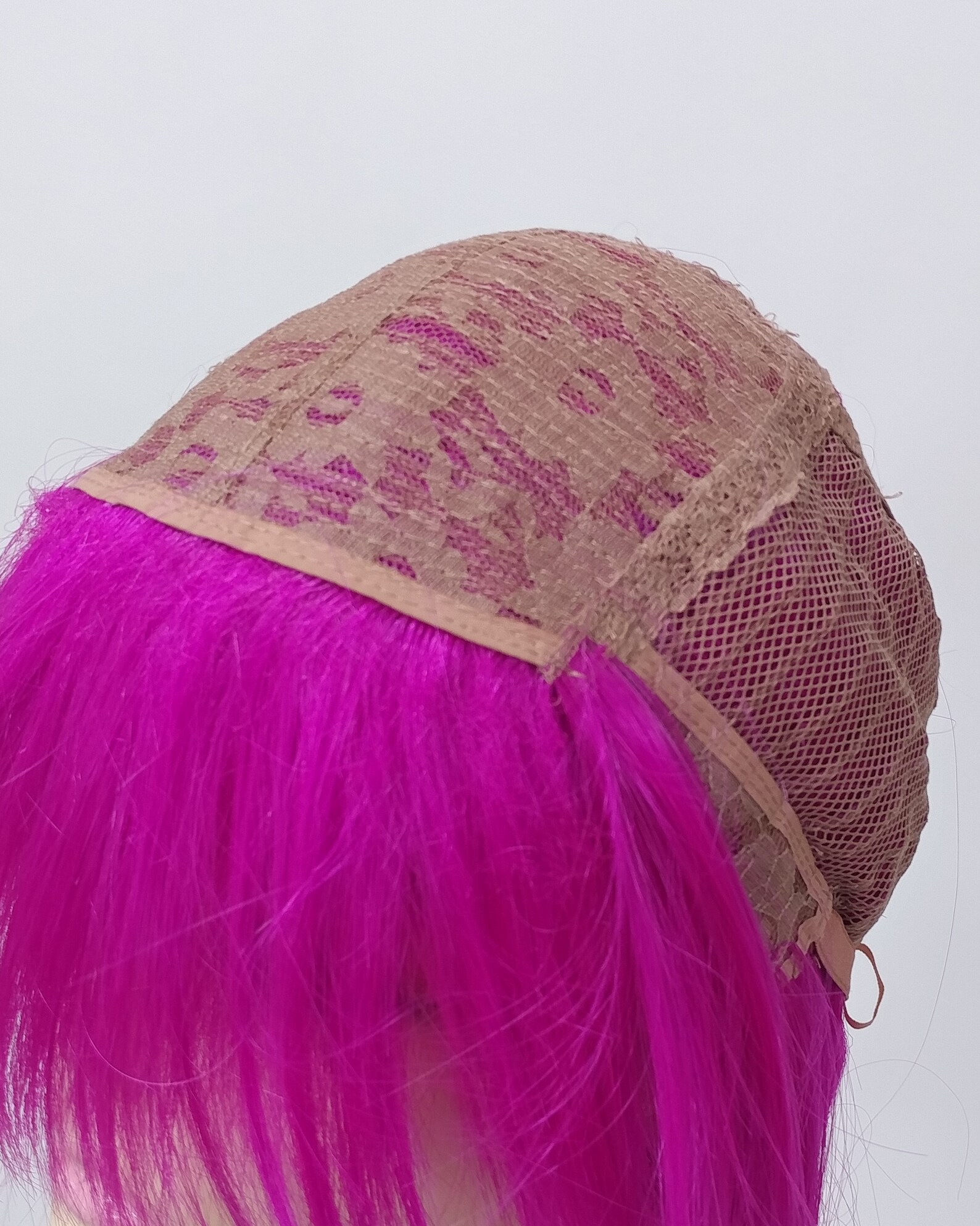 Punk Rock 80s Spiky Costume Wig Light Purple Long Mullet Rockstar ...