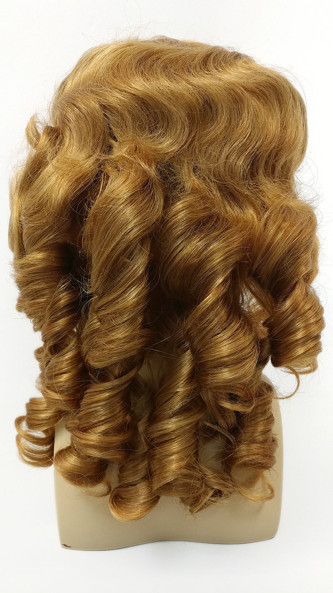 Unisex Strawberry Blonde Curly Colonial Costume Wig. 1700s | Etsy