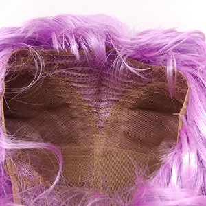 Petite Light Purple Short Double Pouf Poof Wig. Anime Cosplay Wig. Fun ...