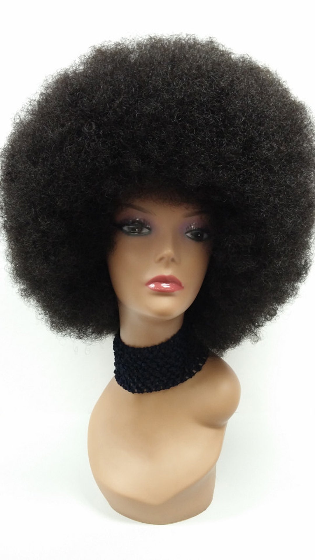 Large Black Afro Synthetic Costume Wig [96-474-lafro-1b] - Etsy