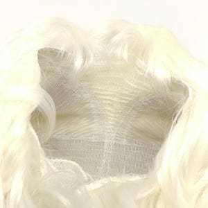 Petite Platinum Blonde Short Double Pouf Poof Wig. Anime Cosplay Wig ...