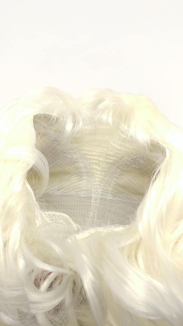 Petite Platinum Blonde Short Double Pouf Poof Wig. Anime | Etsy