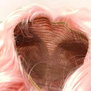 Petite Light Pink Short Double Pouf Poof Wig. Anime Cosplay | Etsy