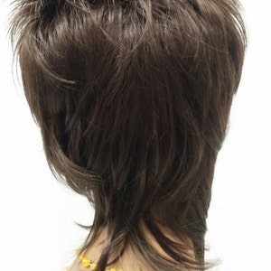 Brown Rod Stewart Style Wig. Rocker Wig. 10-58-rod-6 - Etsy