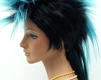 Punk Mohawk Wig | Etsy