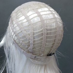 12 Inch White Straight Layered Shag Wig With Bangs Anime Costume ...
