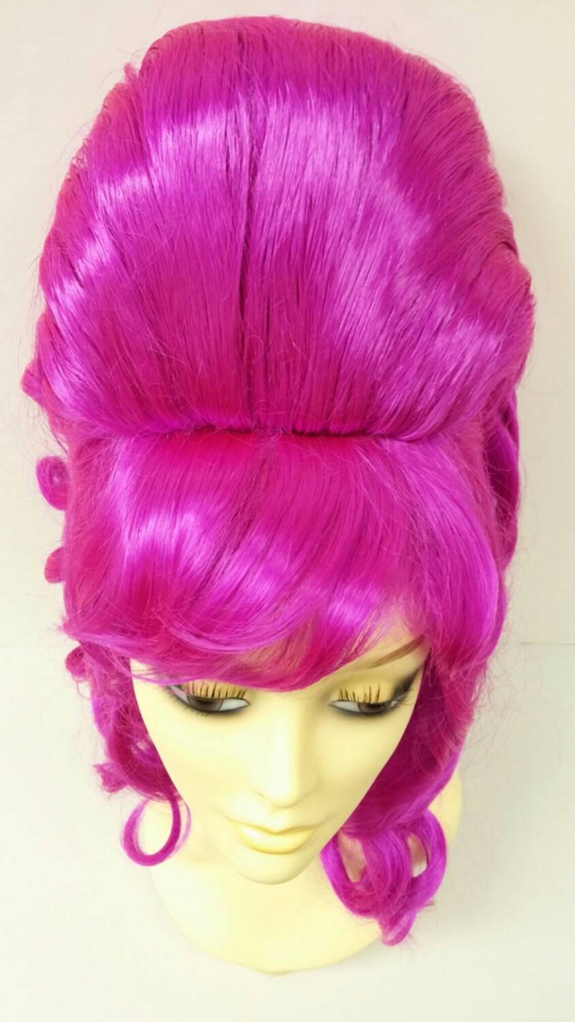 Magenta Wavy Beehive Costume Wig. 22-147-wvbeehive-magenta | Etsy