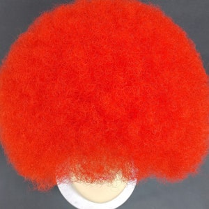 Large Red Afro Synthetic Costume Wig [96-477b-lafro-red] - Etsy