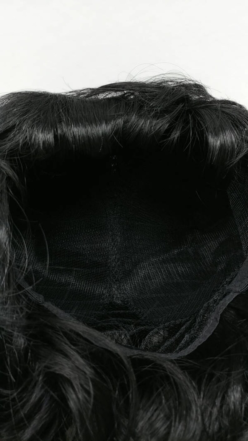 Petite Black Short Double Pouf Poof Wig. Anime Cosplay Wig. | Etsy