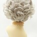 Lace Front Short White Gray Retro Curly Heat Resistant Wig Doris Day ...