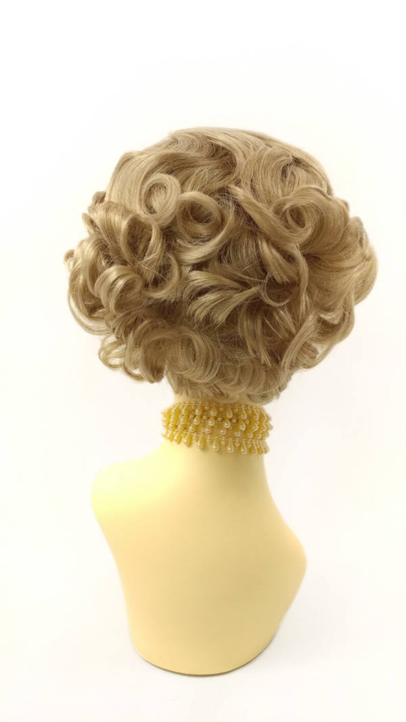 50's Style Short Blonde Costume Wig. Cosplay Wig. Doris - Etsy