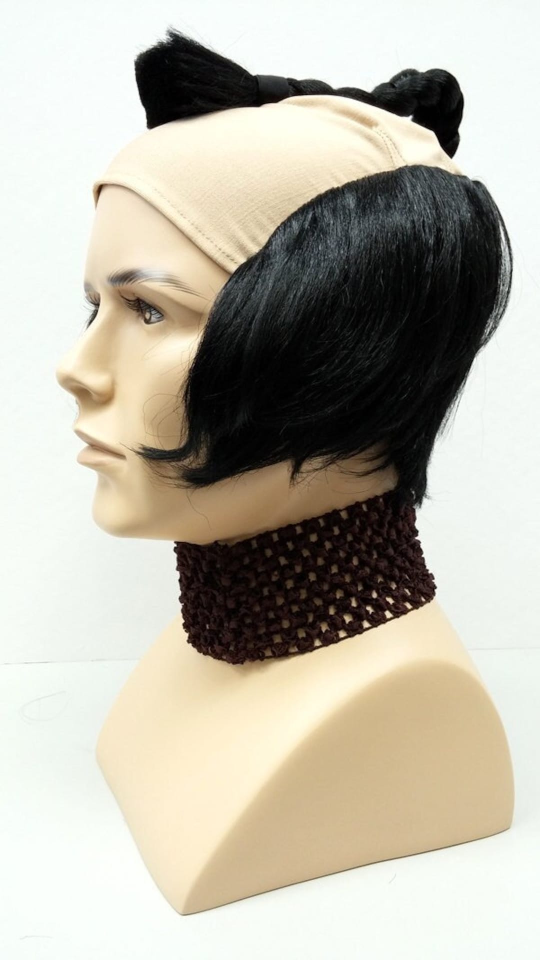 Samurai Style Mens Chonmage Costume Cosplay Wig - Etsy