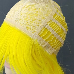 12 Inch Red Shag Style Straight and Layered With Bangs Anime Costume ...