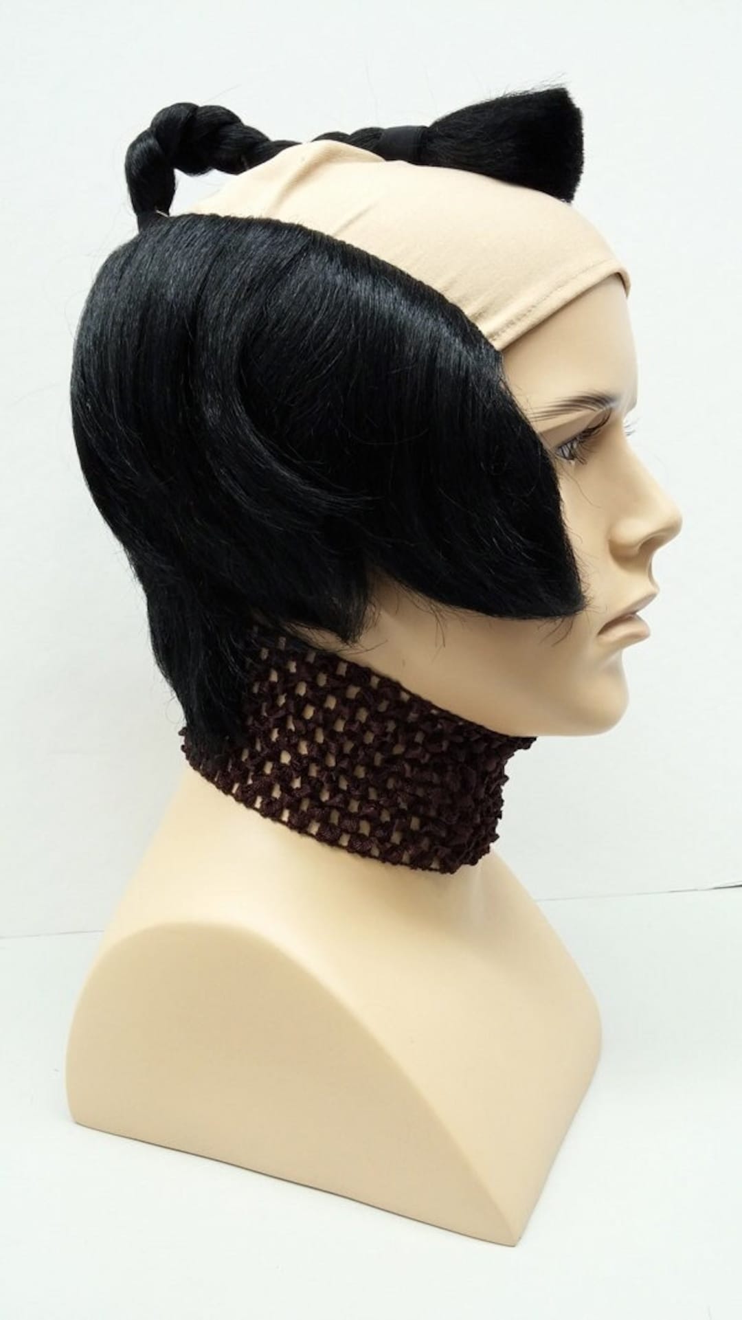 Samurai Style Mens Chonmage Costume Cosplay Wig - Etsy