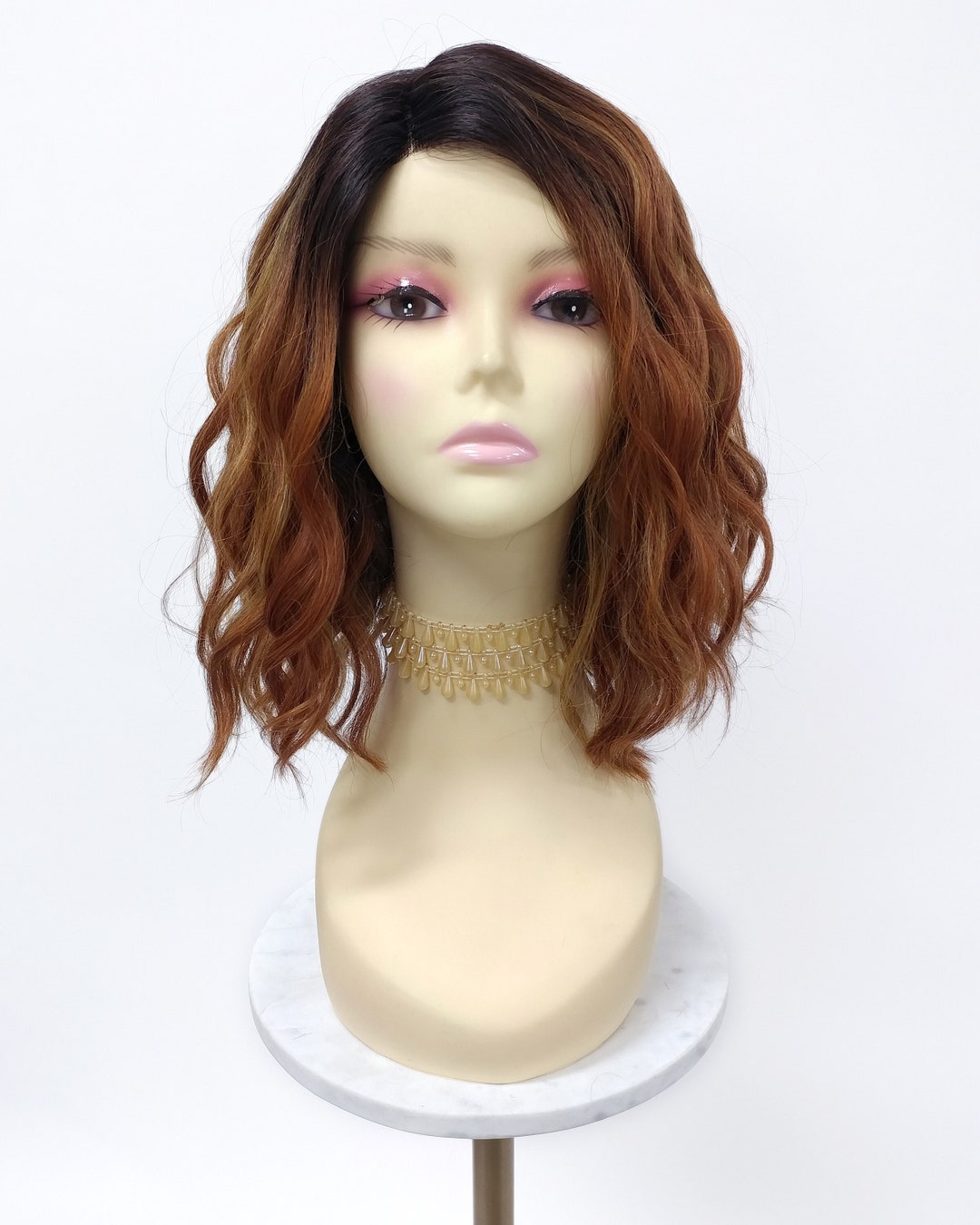 11 Inch Lace Front Dark and Light Auburn With Slight Butterscotch ...