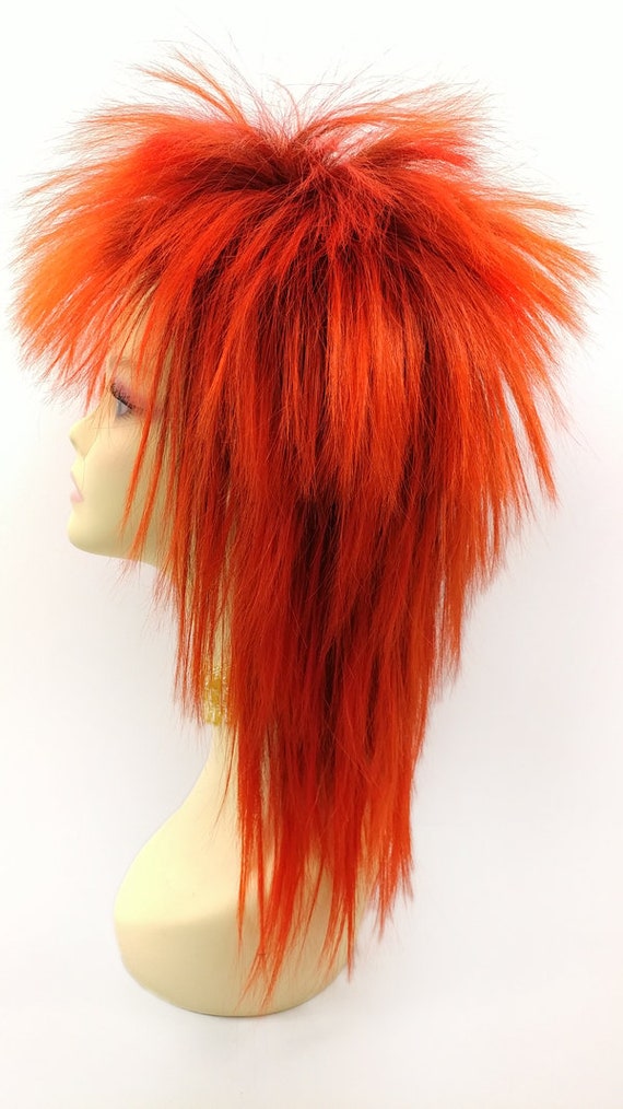 Orange Spiky Wig