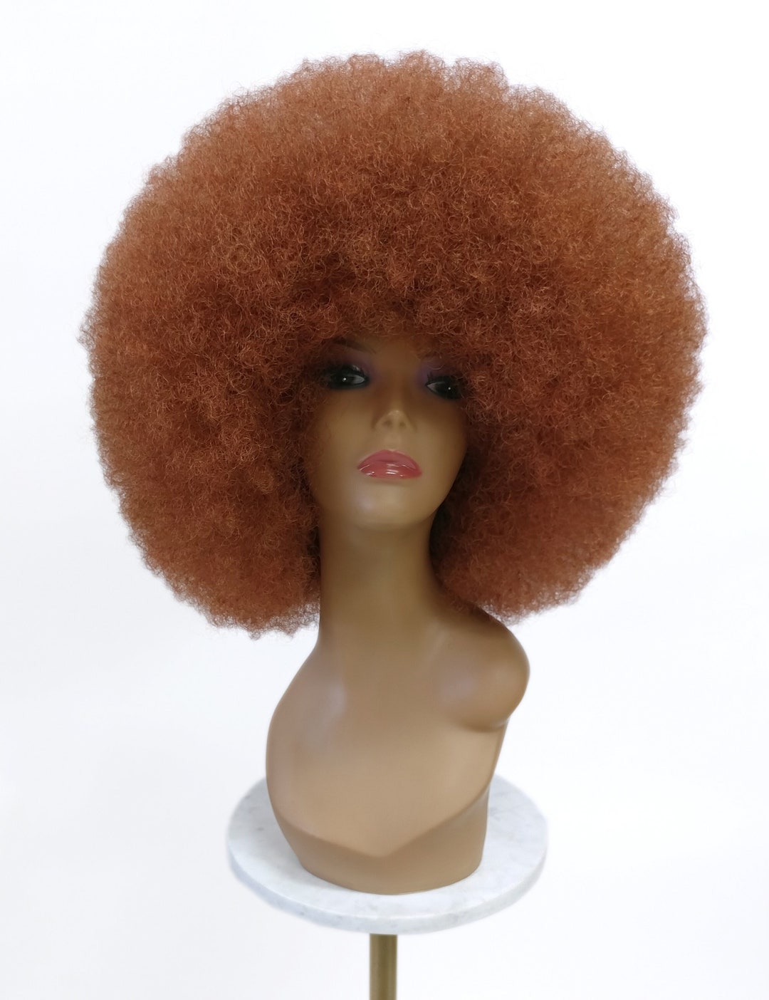 Large Copper Afro Synthetic Costume Wig lafro-130 - Etsy