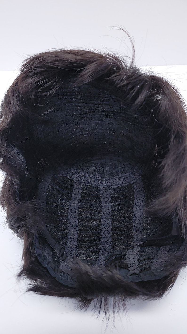 Short Tapered Pixie Cut Dark Brown Synthetic Wig [170-823s-sbeth-4] - Etsy