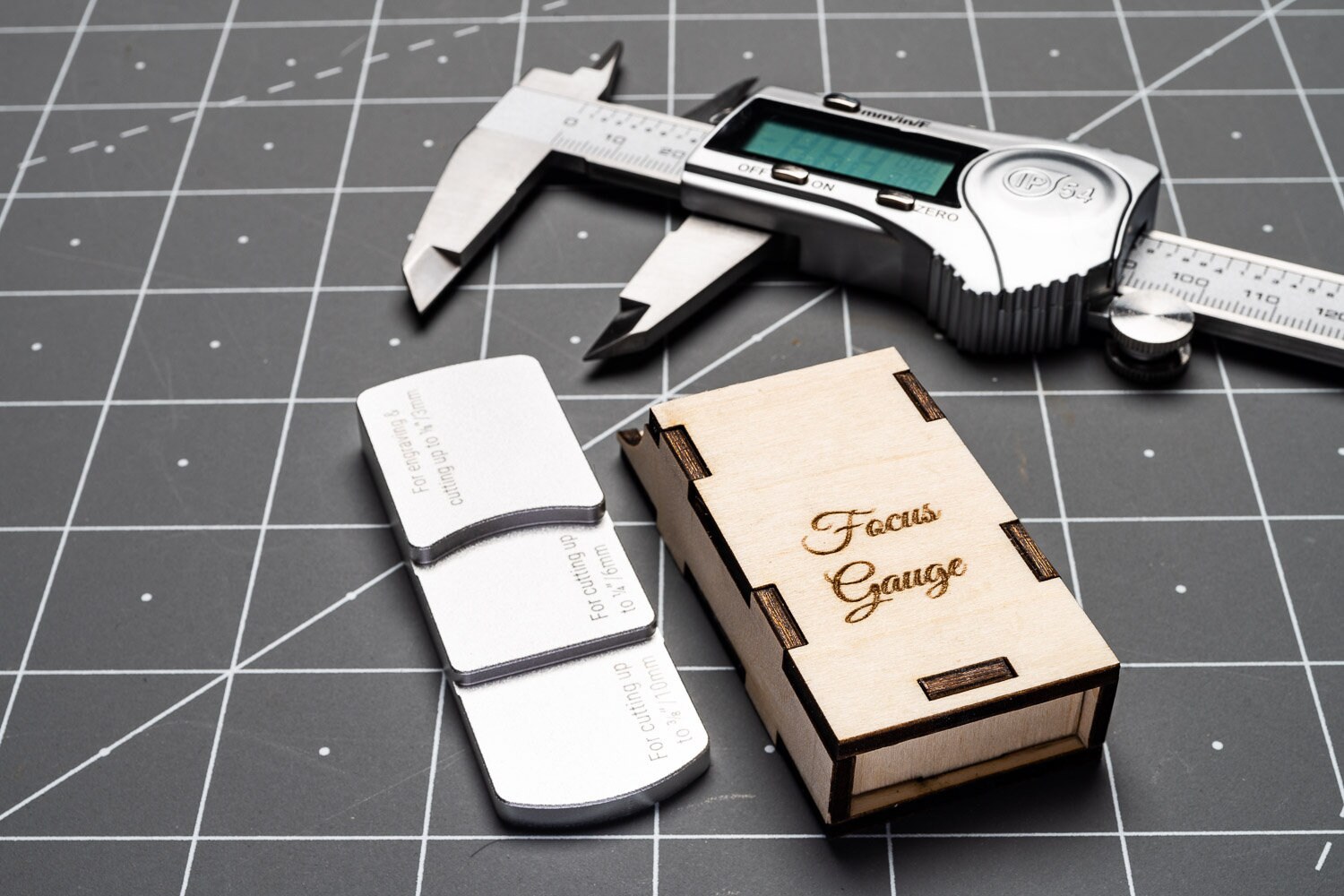 Lightburn Cut File. Laser Focus Guide Holder for Roly Lasermatic MKII ...