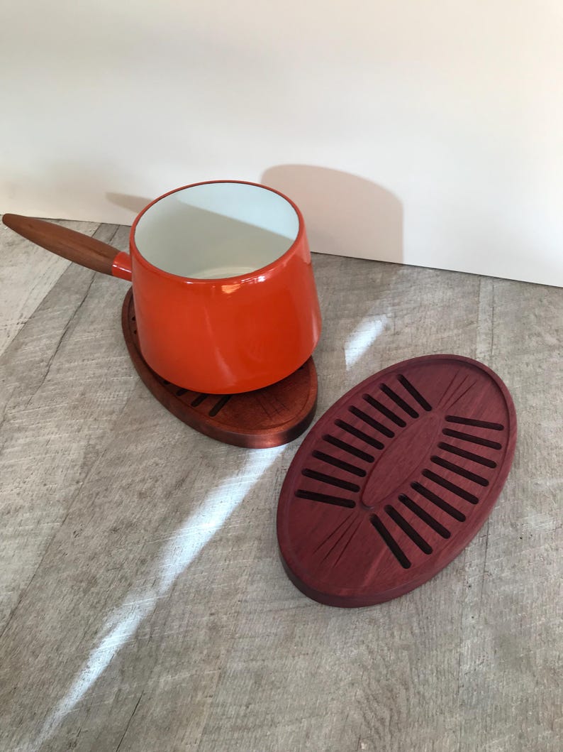 Handcrafted Wooden Trivet: Modern Art Deco Design, Natural Finish - Etsy
