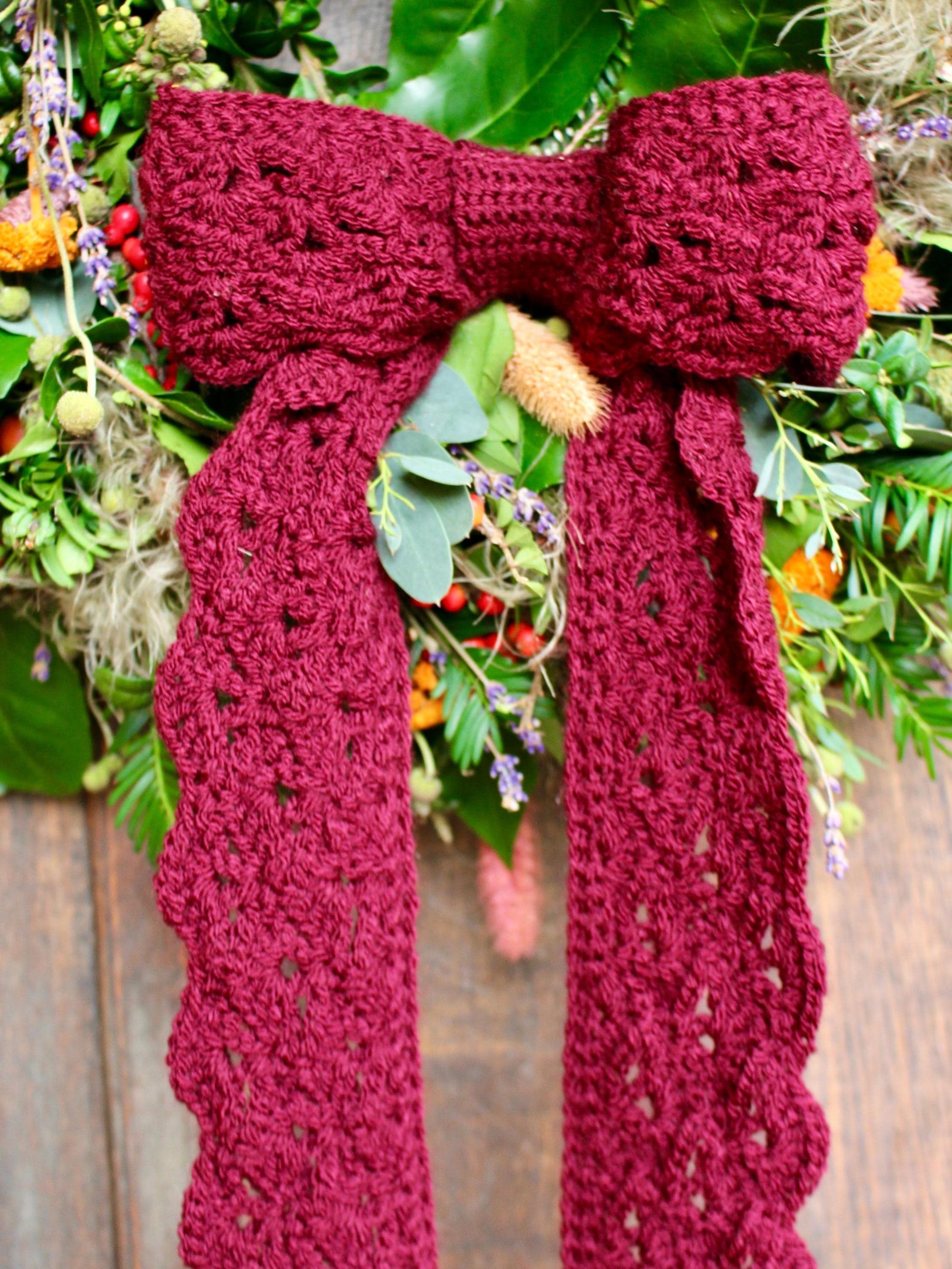 The Ivy Bow Crochet Pattern (PDF) - Etsy