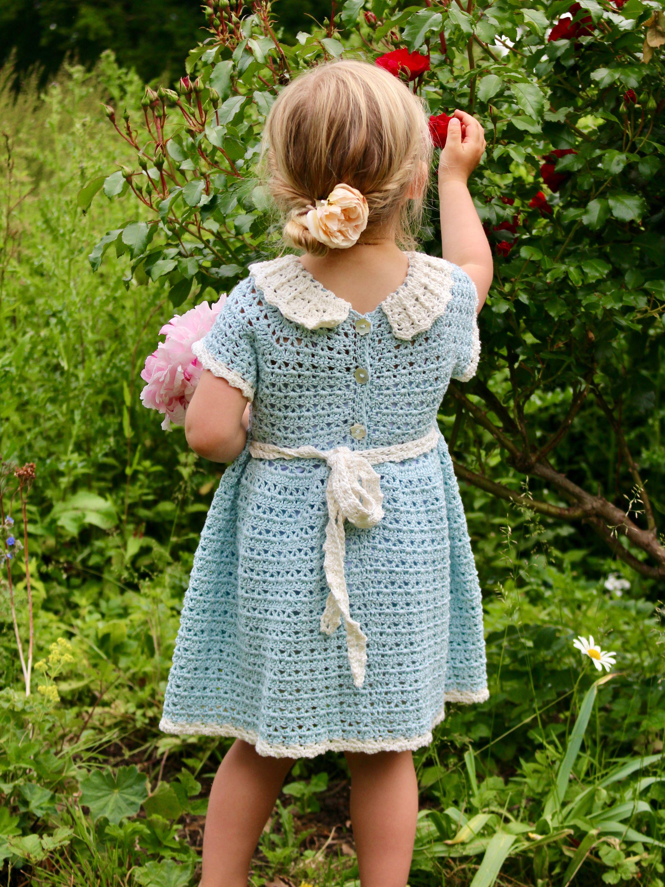 CROCHET PATTERN PDF- Alice Dress, Crochet Baby Dress, Crochet Girl's ...