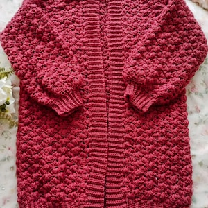 CROCHET PATTERN PDF- the Hayden Cardigan Crochet Sweater - Etsy