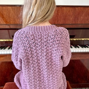 CROCHET PATTERN PDF- the Hayden Cardigan Crochet Sweater - Etsy