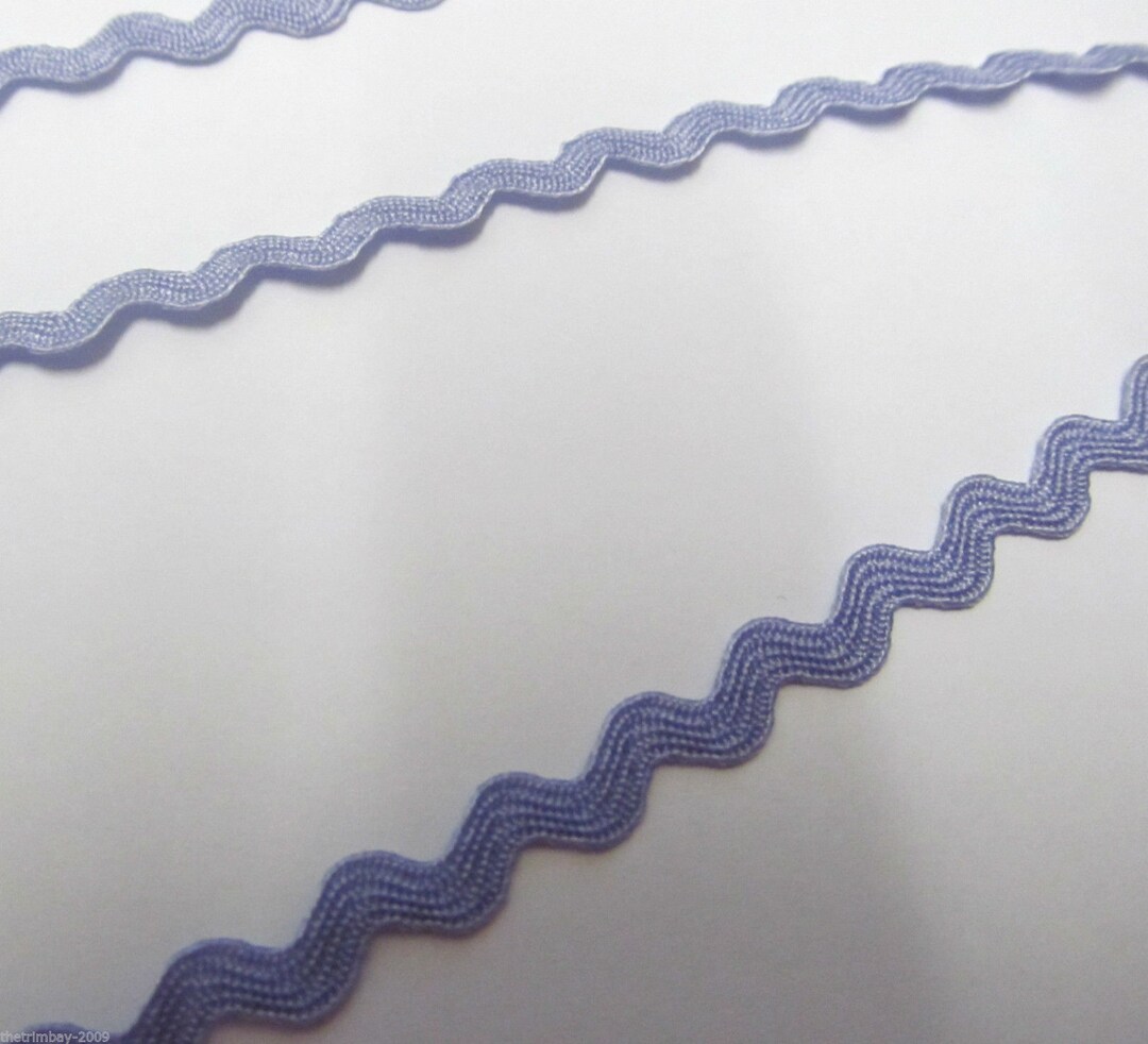 Designer 4mm Ric Rac Braid Trimming -lilac 3mt - Etsy