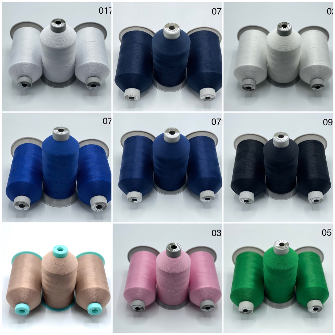 Coats Bulk 80s Polyester Wooly Overlocking Sewing Thread 5000 Metre ...