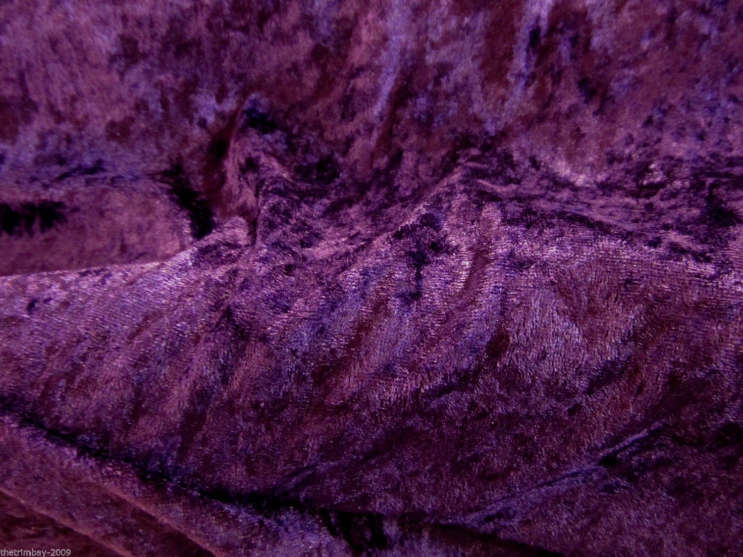 Purple Crushed Velvet Fabric Craft Stretch Velour 150 Cm Wide | Etsy