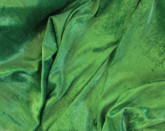 Emerald Stretch Fabric// High Quality Stretch Crushed Velvet Fabric by ...