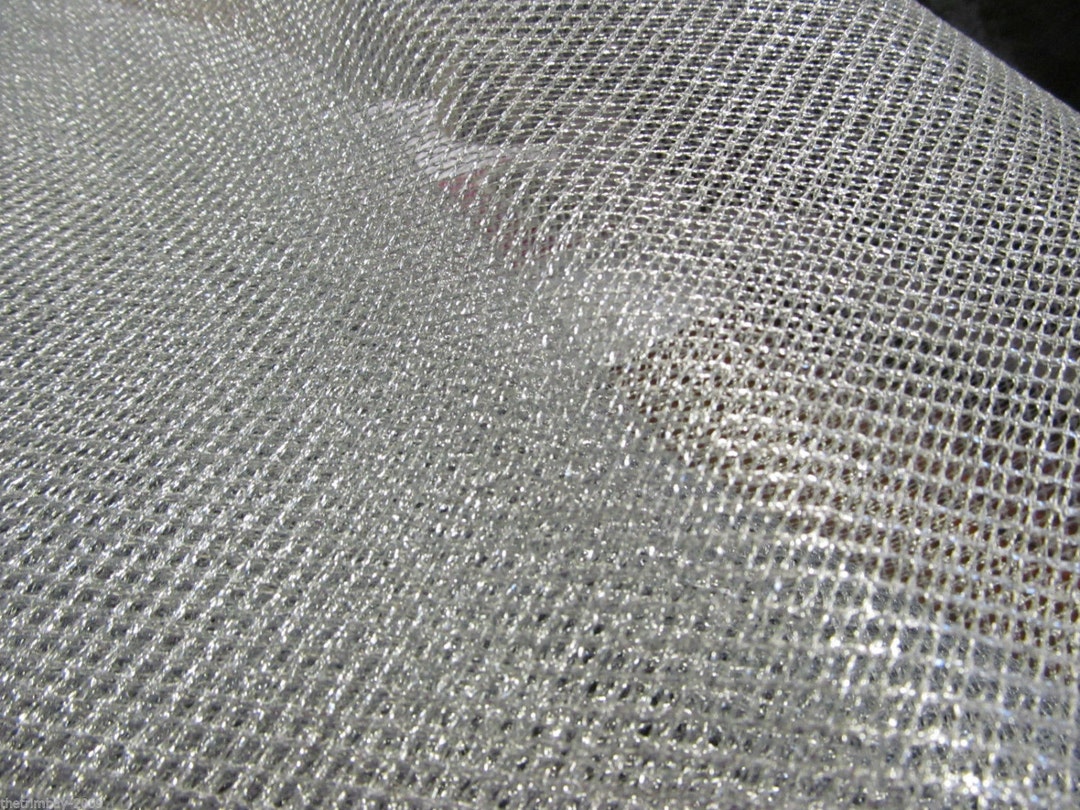 Silver Metallic Tulle Netting Dress Fabric 150cm Wide - Etsy