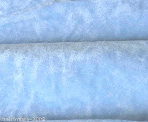 Sky Blue Crushed Velvet Fabric Craft Stretch Velour 150 Cm Wide - Etsy