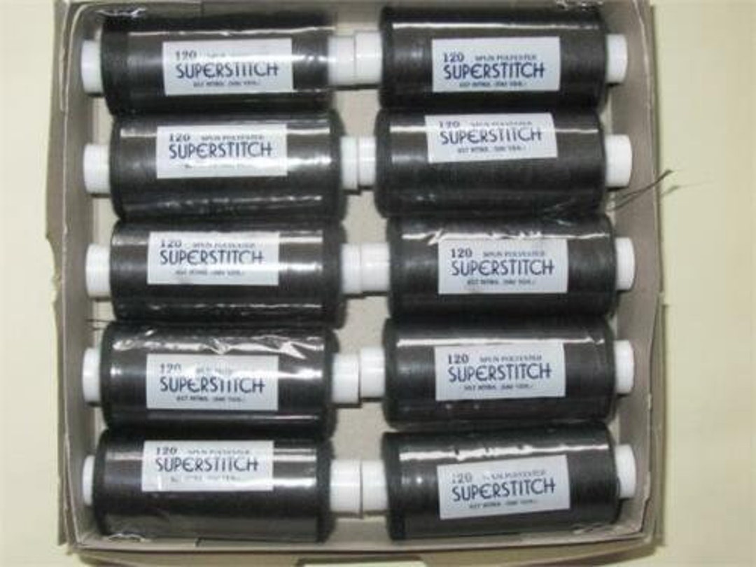 Superstitch 500 Yards Single Reel Sewing Machine Polyester Thread ...
