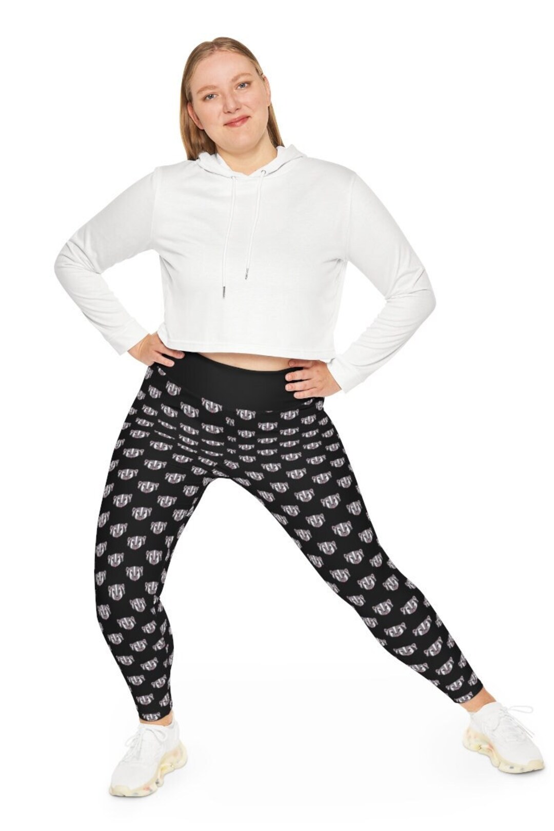 Badger Pants, Cute Badger Sticking Out Tongue Plus Size Leggings - Etsy