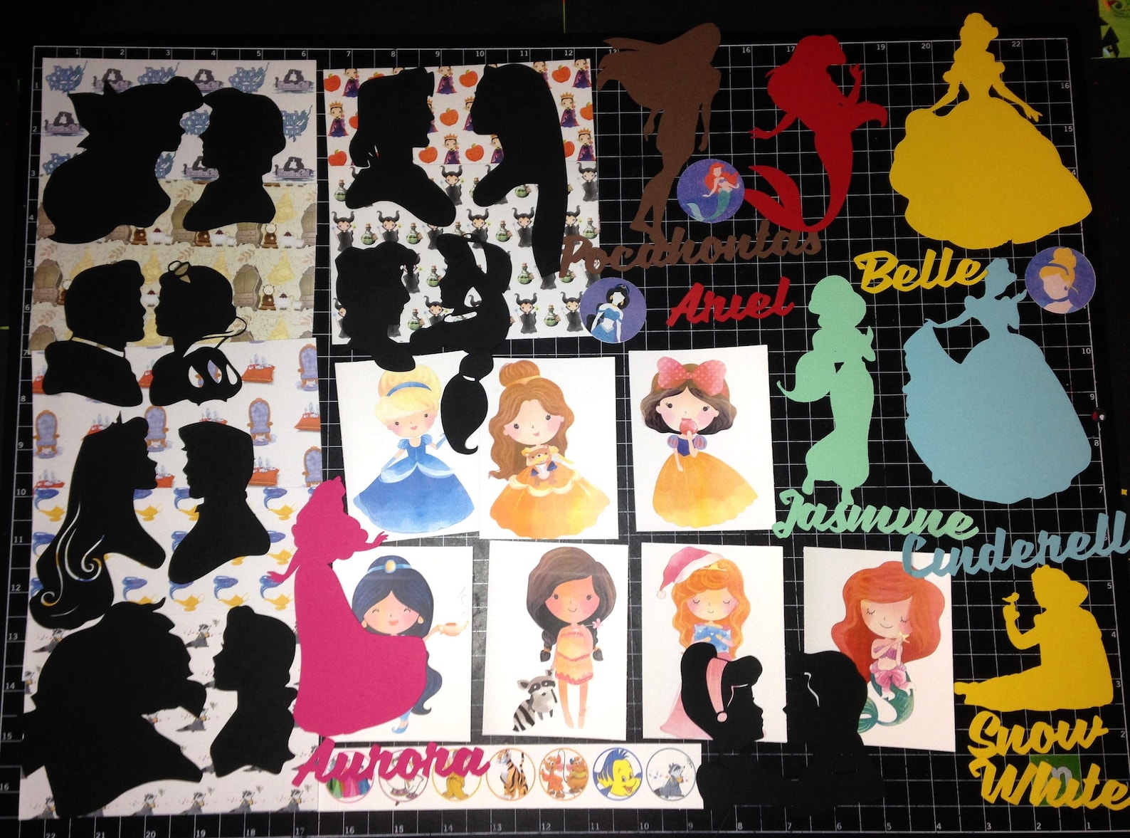 Princess Scrapbook Kit Bundle-all 14 Princesses Disney Scrapbook, Die ...