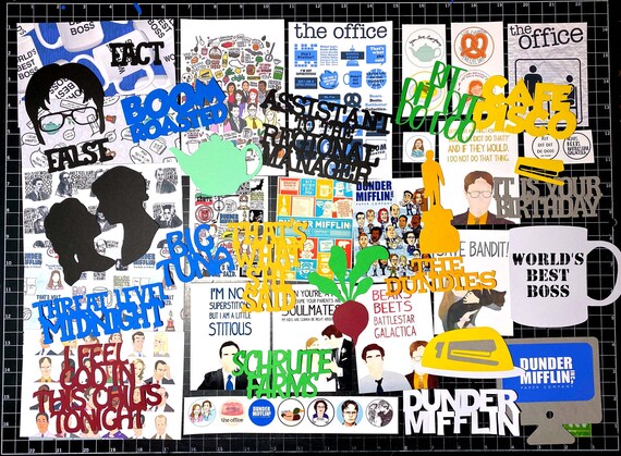 THE OFFICE Scrapbook Kit Scrapbook paper Project Life | Etsy