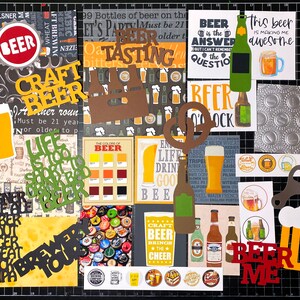 Beer Scrapbook Kit Brewery Craft Beer Scrapbook Paper - Etsy
