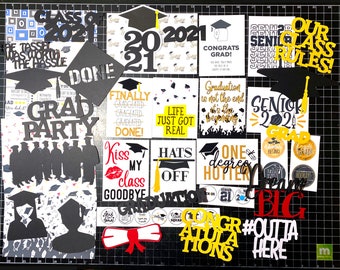 Graduation Scrapbook Kit | Etsy