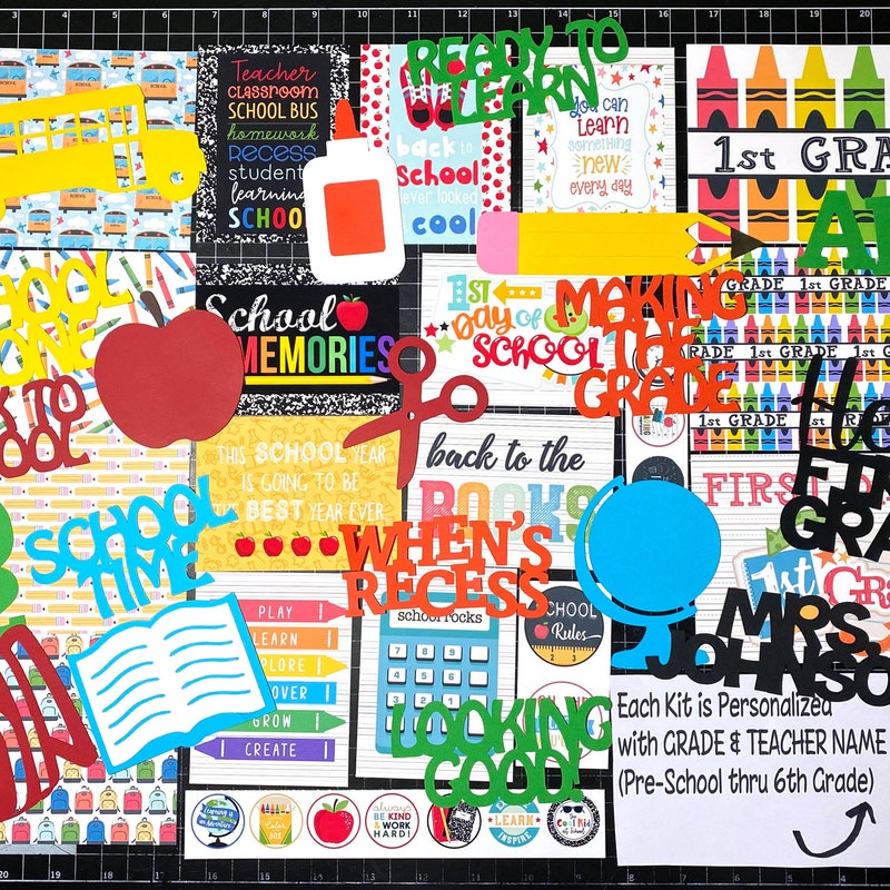 School Scrapbook - Etsy