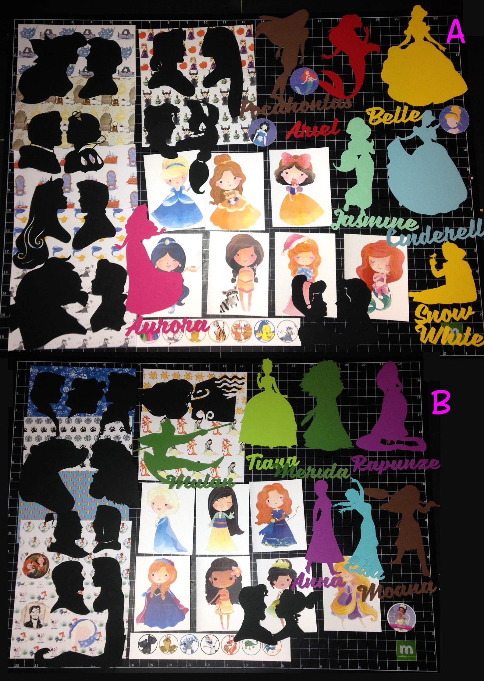 Princess Scrapbook Kit BUNDLE-All 14 Princesses Disney | Etsy