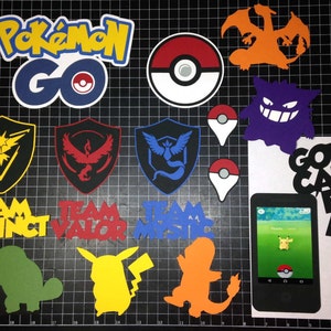 Pokemon Go Scrapbook Kit......set of Diecuts!! Gotta Catch Them All ...