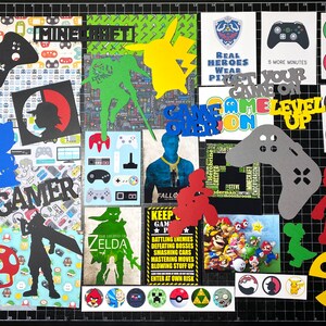 VIDEO GAMES Scrapbook Kit Project Life Planner Die Cuts - Etsy