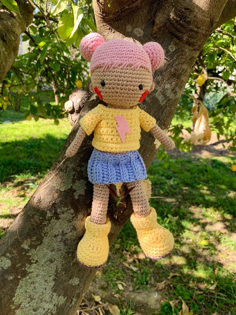 Muñeca de crochet original Maya / muñeca amigurumi / regalo original de ...