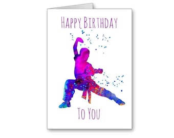 Judo Birthday Card - Etsy UK