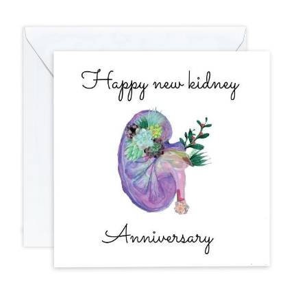 Happy Kidney Anniversary Card Lung Transplant envelope Included 1 - Etsy