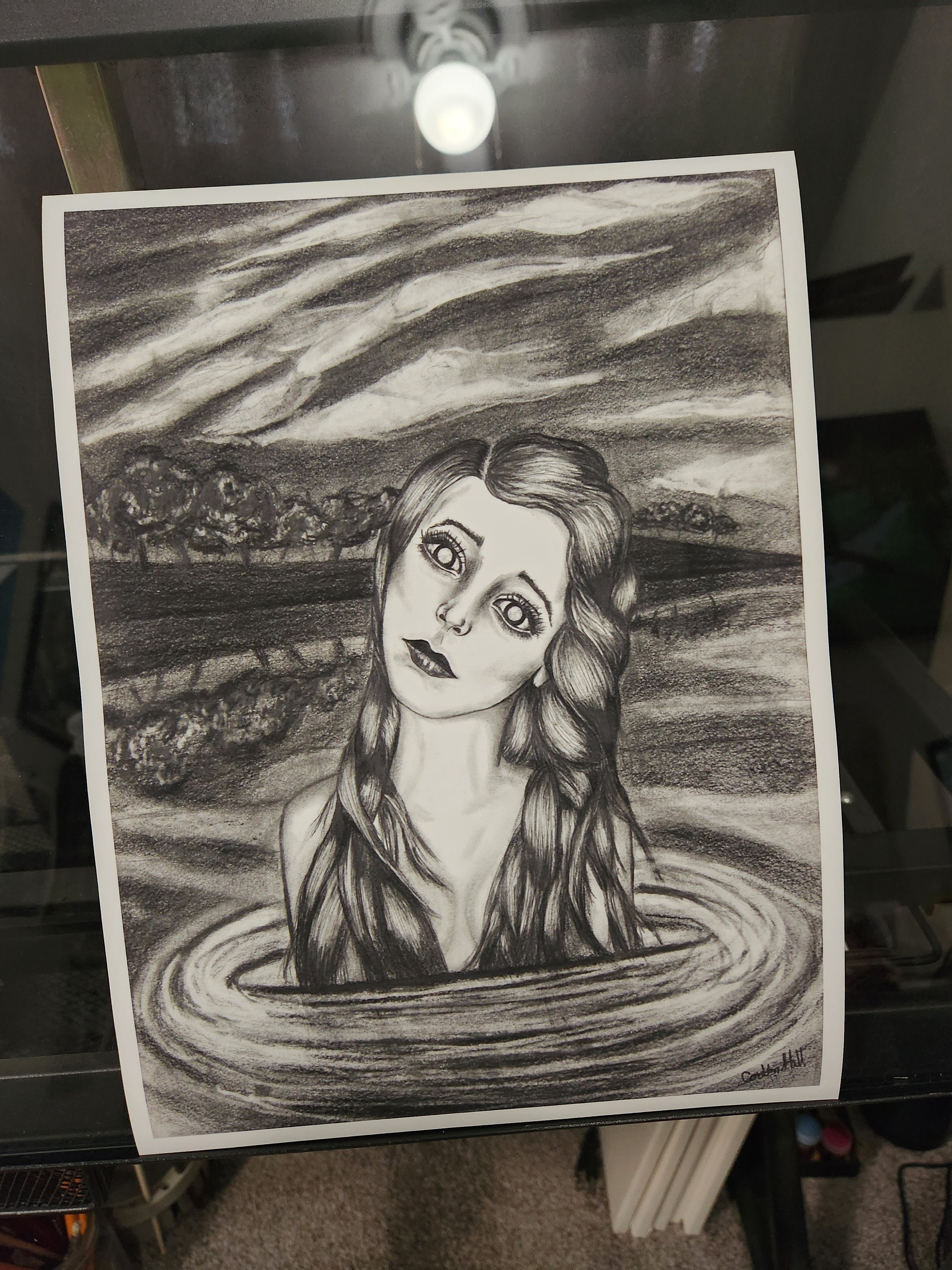 Curious Drawing print - Etsy